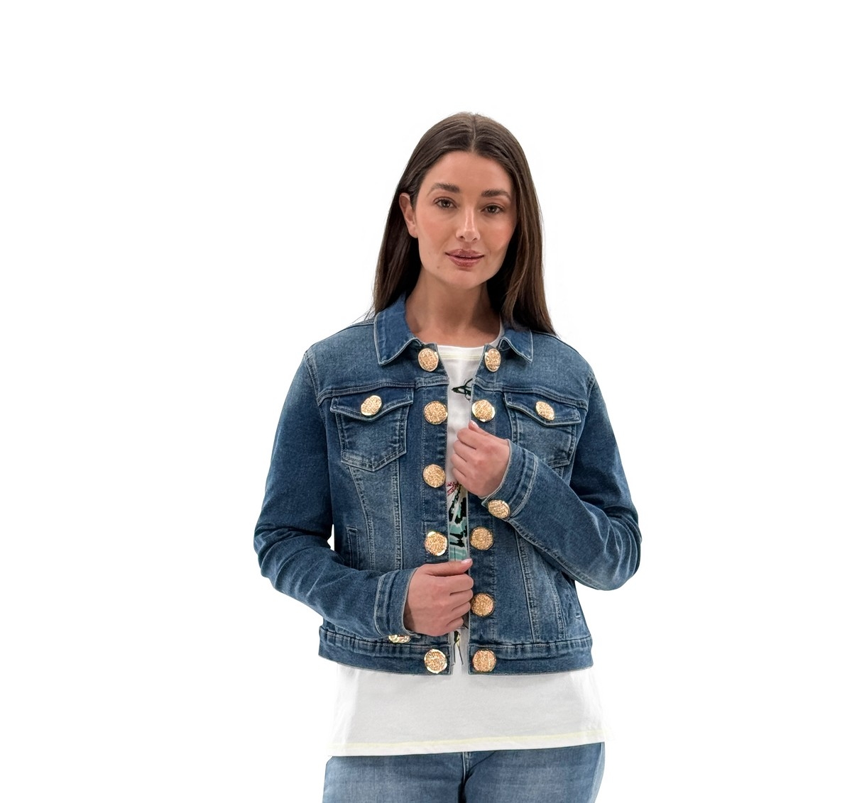 Les Petits bonheurs de Marguerite | ORLY Veste de jeans à boutons ...