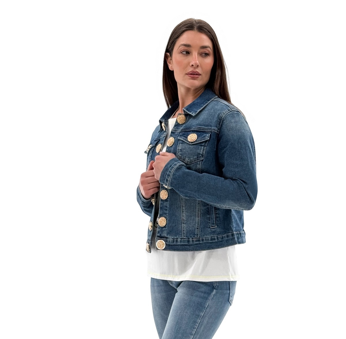 Les Petits bonheurs de Marguerite | ORLY Veste de jeans à boutons ...